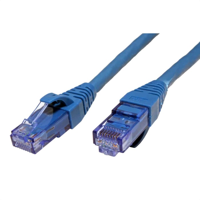 21.15.2748-30 Roline | Roline, 15m Cat6a, Blue RJ45 to Male RJ45 Male ...