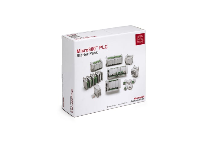 2080-LC20-STARTERPACKLRS Allen Bradley | Allen Bradley Micro 820 Starter Pack - Lite Series PLC ...