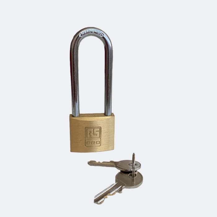 RS PRO | RS PRO Key Brass, Stainless Steel Padlock, Keyed Alike, 6mm ...