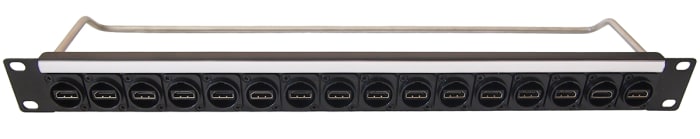 CP30174 Cliff Electronics | 16 Port Loaded Rack Patch Panel, 1U Rack ...