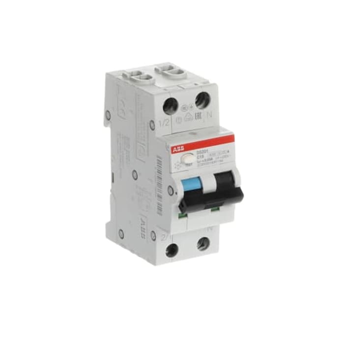 2CSR255180R1164 DS201 C16 A30 ABB | ABB RCBO, 16A Current Rating, 2P Poles, 30mA Trip ...