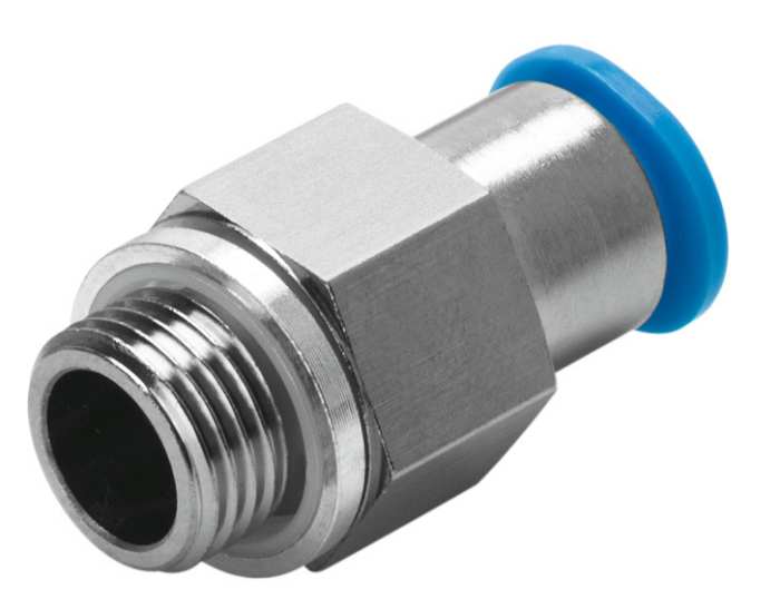 QSMK-G1/8-6 Festo | Festo QSMK Series Straight Threaded Adaptor, G 1/8 Male to Push In 6 mm ...
