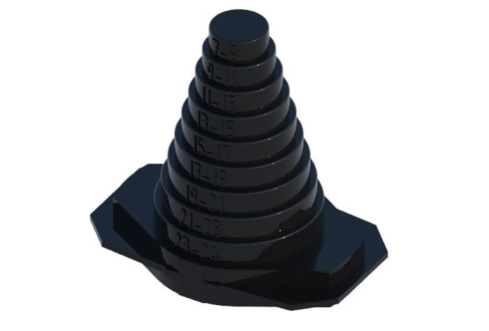 MAT01745440 Igus | Igus Heavy Duty Power Connector Insert, Male, Han-E ...