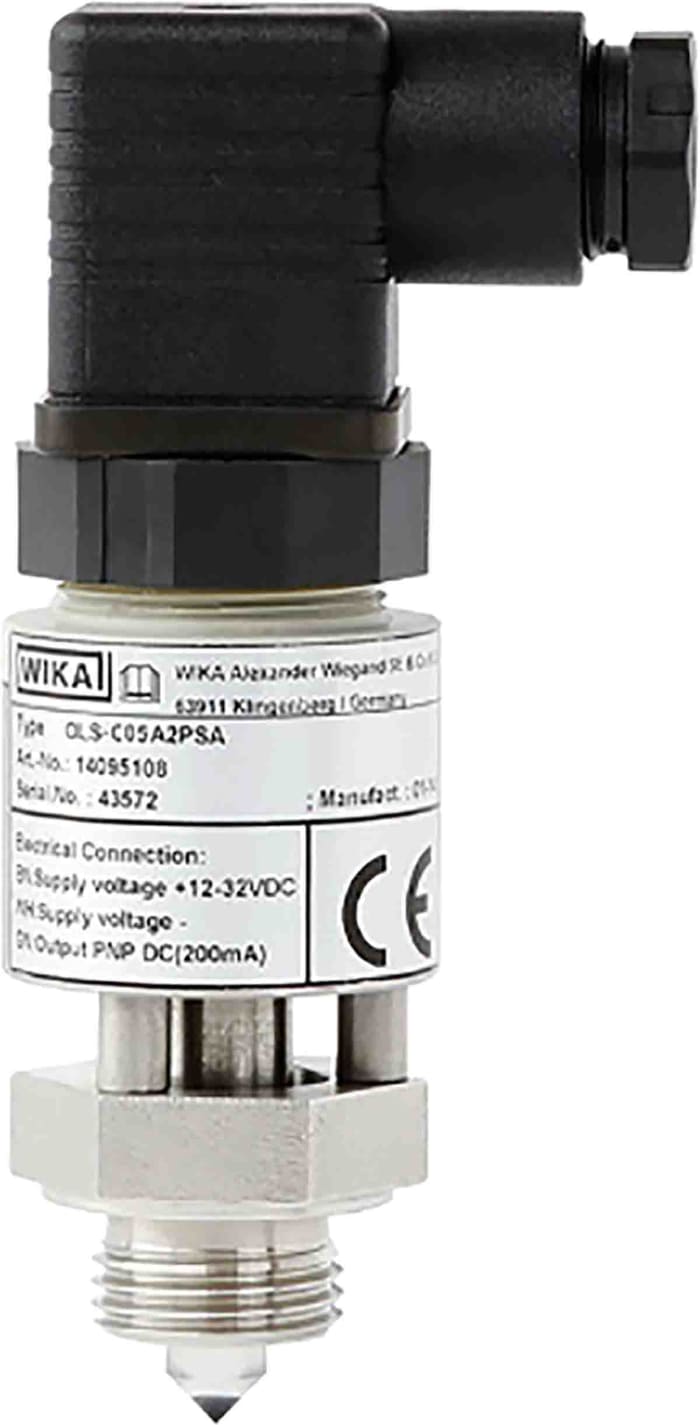 14241094 WIKA | WIKA OLS-C05 Series Electro Optic Level Sensor, PNP ...