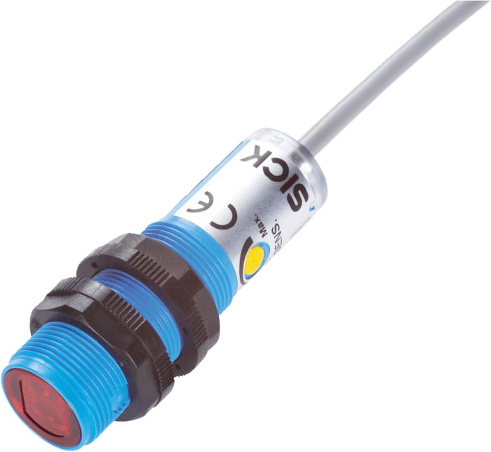 VL180-2N41136 SICK | SICK Retroreflective Photoelectric Sensor, Barrel Sensor, 7 m Detection ...