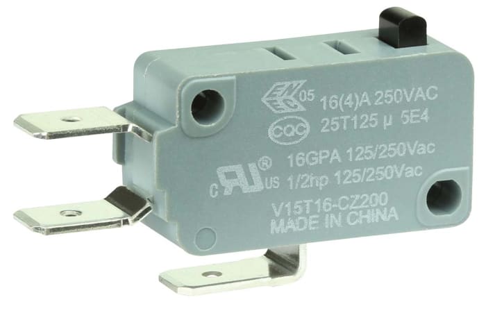 V15T16-CZ200A06 Honeywell | Honeywell Pin Plunger Micro Switch, Quick ...
