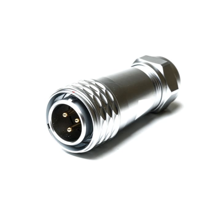 RS PRO | Conector circular RS PRO macho de 3 vías macho, montaje aéreo ...