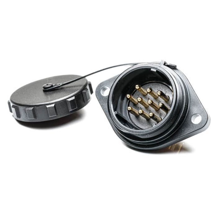 RS PRO | Conector circular RS PRO hembra de 10 vías macho, Montaje de ...