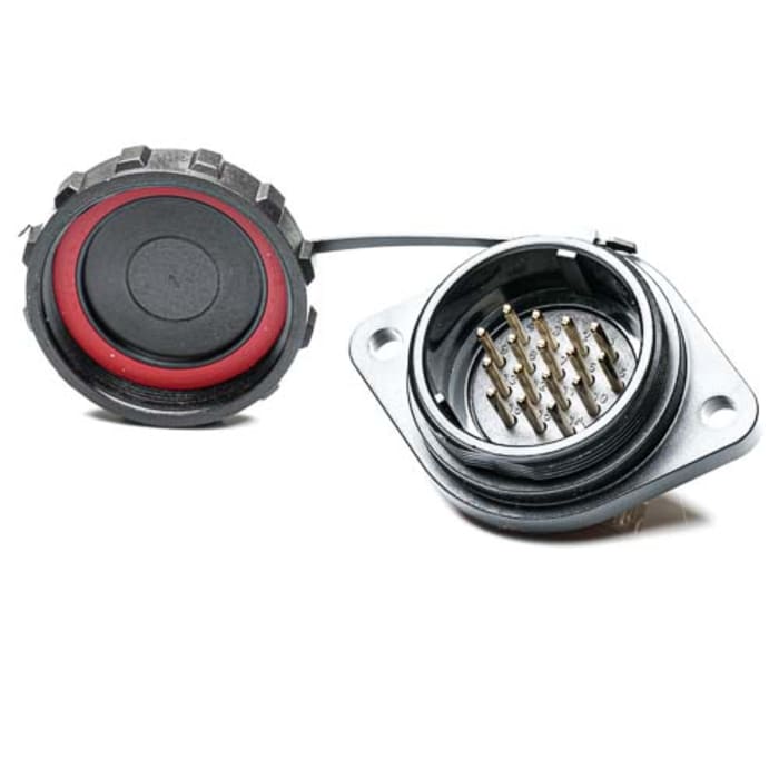 RS PRO | Conector circular RS PRO macho de 16 vías, Montaje en Panel ...