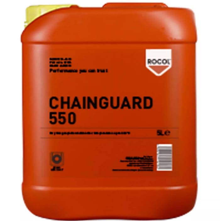22076 Rocol | Rocol Chainguard 550 Ester Blend Lubricant 5 L Can | 206-5640 | RS Components