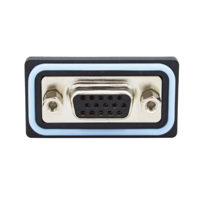 HDF-R15-213L011 Norcomp | Norcomp HDF 15 Way Right Angle Solder D-sub Connector Socket, 2.29mm ...