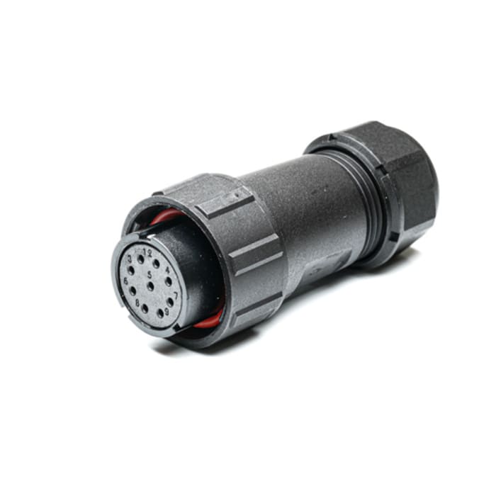 RS PRO | Conector circular RS PRO macho de 9 vías hembra, montaje aéreo ...