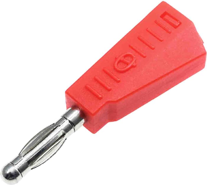 RS PRO | RS PRO Red Male Banana Plug, 4 mm Connector, Solder ...