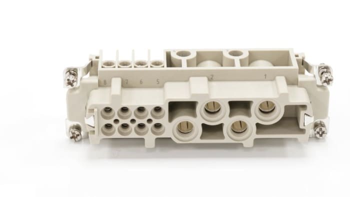 RS PRO | RS PRO Heavy Duty Power Connector Insert, 16 → 80A, Female, 4 ...