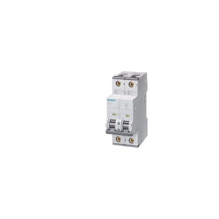 5SY4214-7 Siemens | Siemens SENTRON 5SY4 MCB, 2P, 300mA Curve C, 400V AC, 72V DC, 10 kA Breaking ...