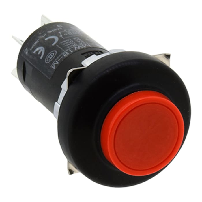 MW1B-A12R Idec | Idec Push Button Switch, Latching, Panel Mount, DPDT ...