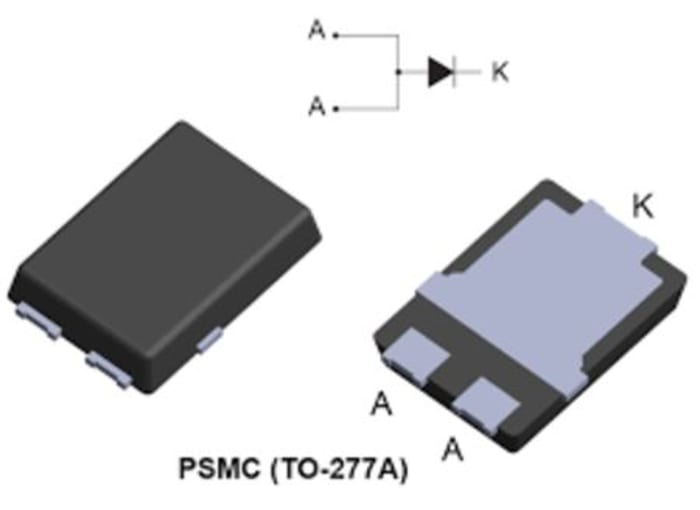 STTH1002CSF STMicroelectronics | STMicroelectronics 200V 10A, Diode, 3 ...