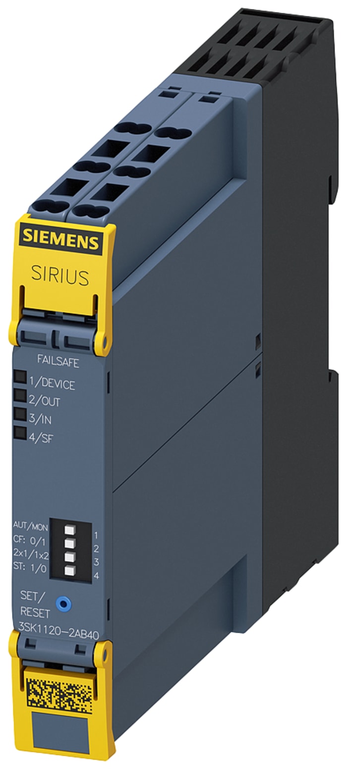 3SK1120-2AB40 Siemens | Siemens SIRIUS 3SK1 Safety Relay, 24V dc, Dual ...