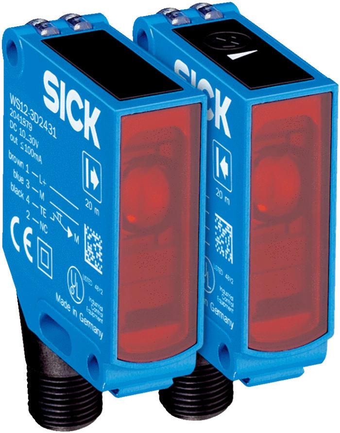 WSE12-3P1111 SICK | SICK Through Beam Photoelectric Sensor, Block ...