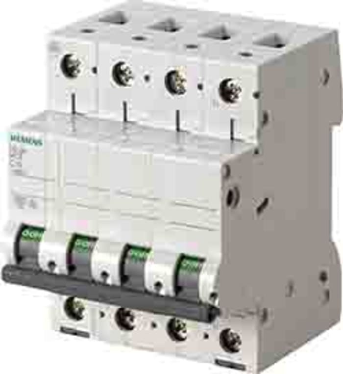 5SL6608-7 Siemens | Siemens SENTRON 5SL6 MCB, 3+N, 8A Curve C, 400V AC ...