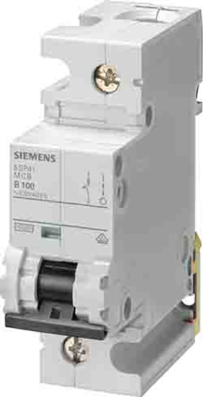 5SL6563-6 Siemens | Siemens SENTRON 5SL6 MCB, 1+N, 63A Curve B, 230V AC ...