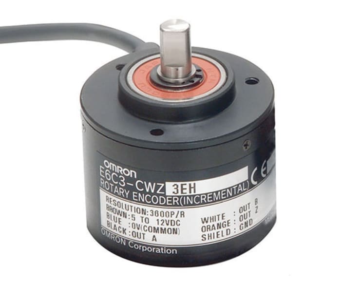 E6C3-CWZ3XH 3600P/R 1M Omron | Omron Encoder E6C3 Series Encoder for ...