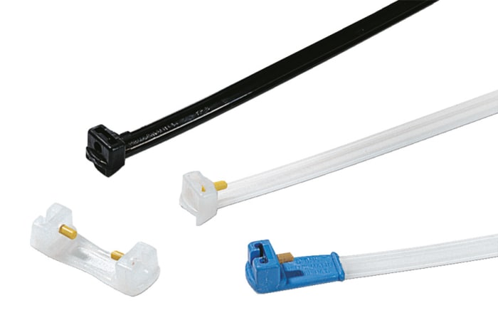 121-63560 HellermannTyton | HellermannTyton Cable Tie, 360mm x 6.1 mm, Black Polyamide 6.6 (PA66 ...