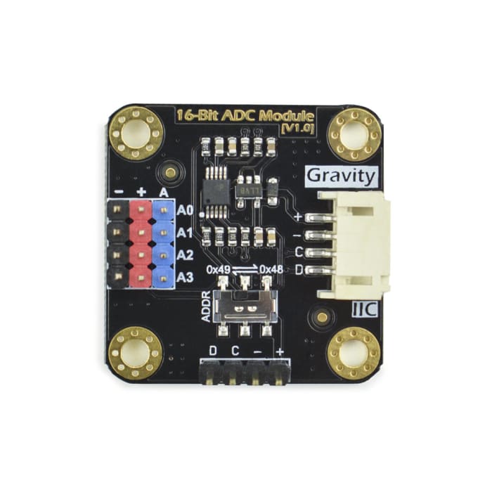 DFR0553 DFRobot | DFRobot DFR0553, Gravity: I2C ADS1115 16-Bit ADC ... DFR0553 DFRobot | DFRobot DFR0553, Gravity: I2C ADS1115 16-Bit ADC ...