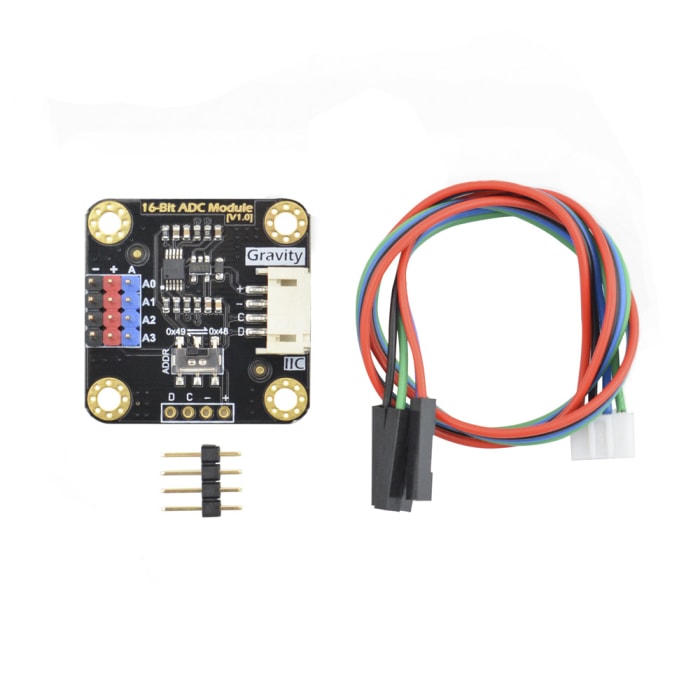 DFR0553 DFRobot | DFRobot DFR0553, Gravity: I2C ADS1115 16-Bit ADC ... DFR0553 DFRobot | DFRobot DFR0553, Gravity: I2C ADS1115 16-Bit ADC ...
