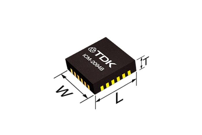 ICM-20948 InvenSense | InvenSense 9-Axis Surface Mount Accelerometer ...