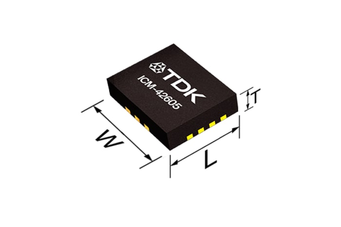 ICM-42688-P InvenSense | Acelerómetro y giroscopio, ICM-42688-P, 6 ejes ...