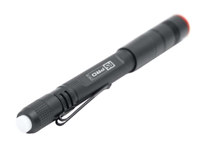 RS PRO | RS PRO LED Pen Torch Black, Red Rechargeable 400 lm, 155 mm ...