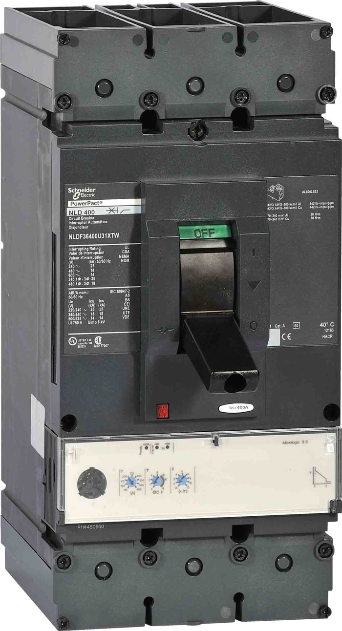 NLGF36600U31XTW Schneider Electric | Schneider Electric, PowerPact MCCB ...