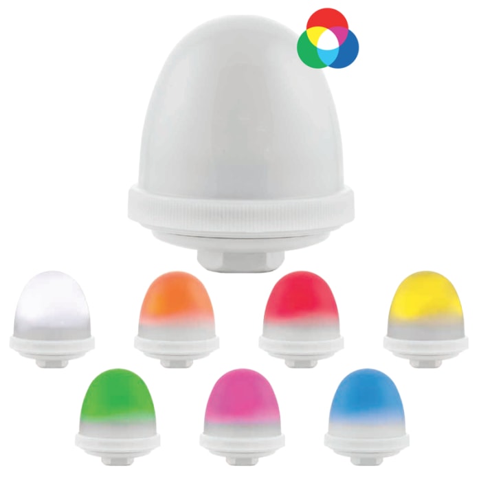 RS PRO | RS PRO Steady Beacon, 12 → 24 Vac/dc, Panel Mount, LED Bulb ...