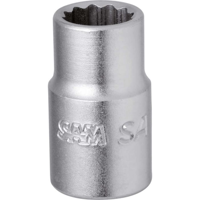 R-12 SAM | SAM 1/4 in Drive 12mm Standard Socket, 6 point, 17 mm ...