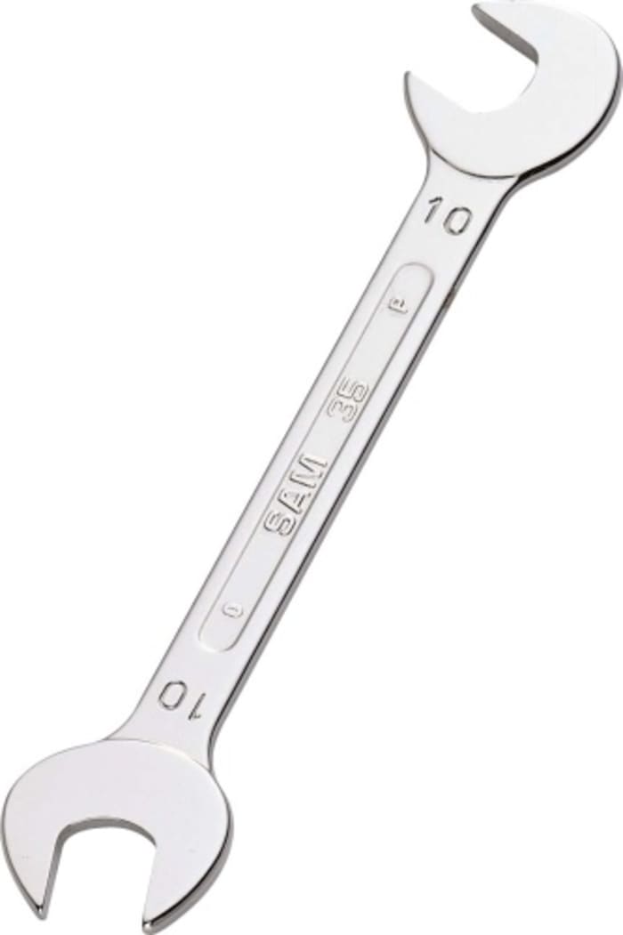 35-5,5 SAM | SAM Open Ended Spanner, 5.5mm, Metric, Double Ended, 75 mm ...