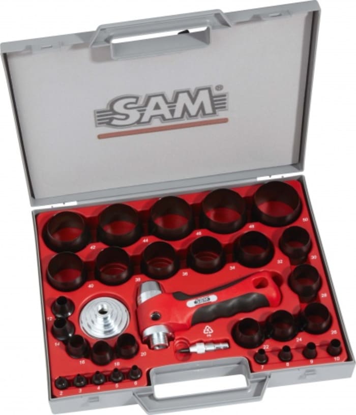 694-C-32-N SAM | SAM , 32 Piece Punch Kit With Joint Cutter Twining ...