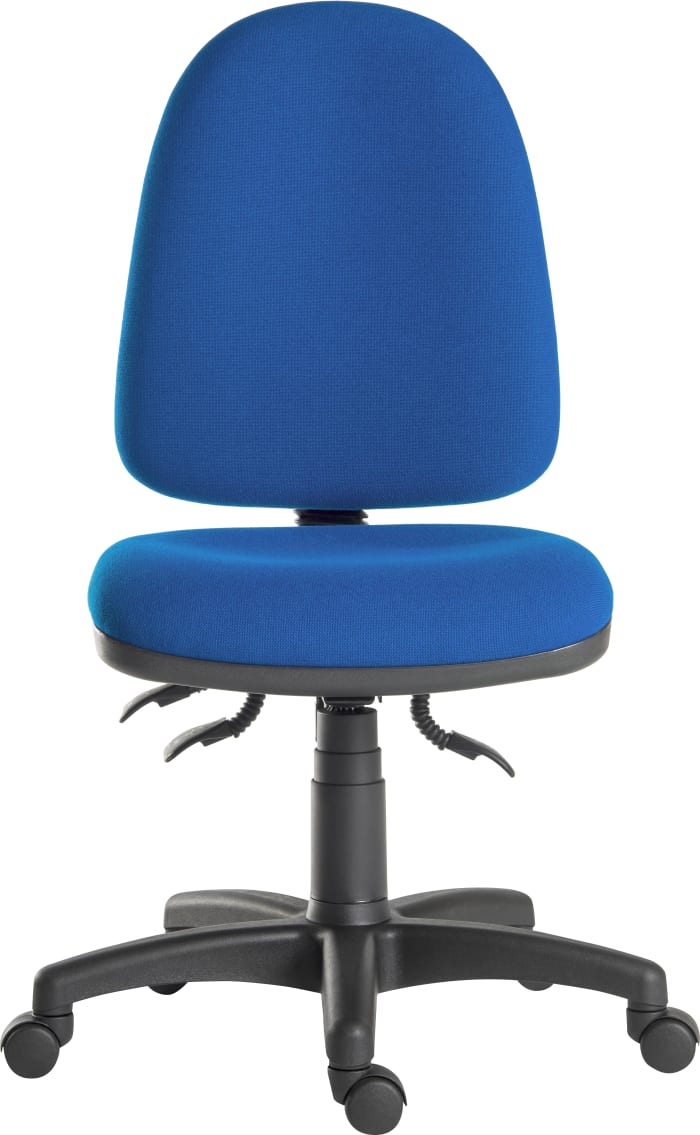 RS PRO | RS PRO Blue Fabric Lab Chair, 120kg Weight Capacity | 221-6331 ...