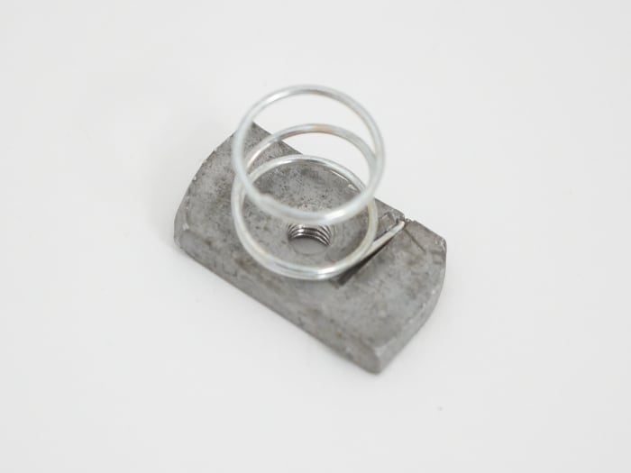 RS PRO | M6 SHORT SPRING CHANNEL NUT GALVANISED | 221-6354 | RS