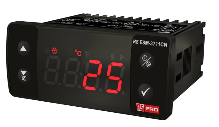 RS PRO | RS PRO Panel Mount On/Off Temperature Controller, 77 x 35mm 1 ...