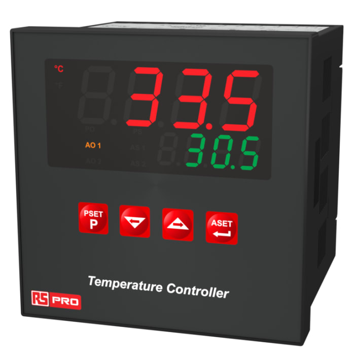 RS PRO | RS PRO Panel Mount PID Temperature Controller, 96 x 96mm 2 ...