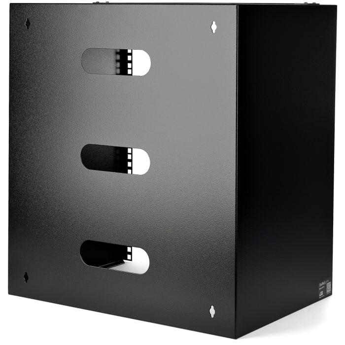 WALLMNT12 StarTech.com | StarTech.com Black 12U Steel Server Rack ...