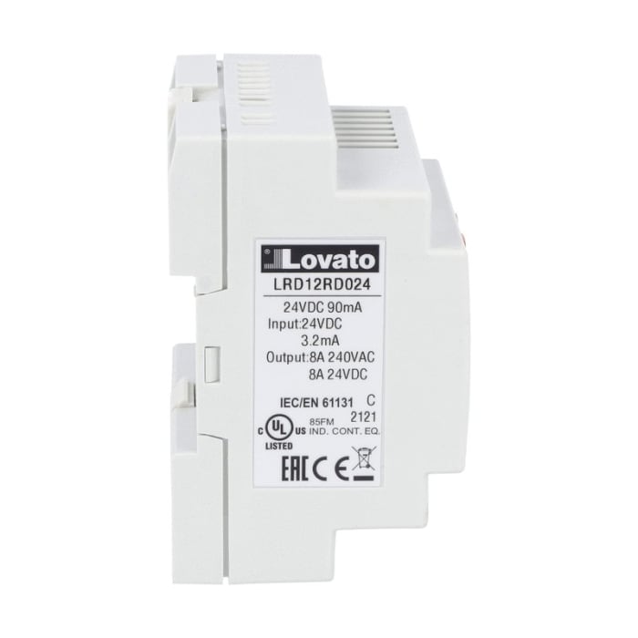 LRD12RD024 Lovato | Lovato LRD Series PLC CPU, Relay Output, 8-Input ...