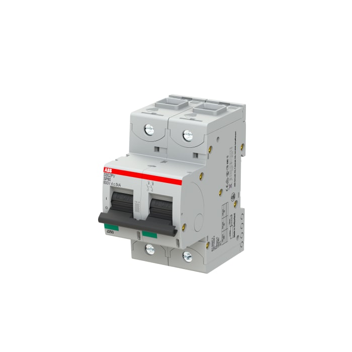 2CCF019606R0001 S802PV-SP80 - 5 kA ABB | ABB S800PV MCB, 2P, 80A Curve ...