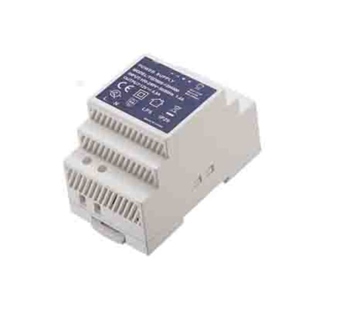 RS PRO | RS PRO DIN Rail Power Supply, 90 → 264V ac ac Input, 15V dc dc Output, 4A Output, 60W ...