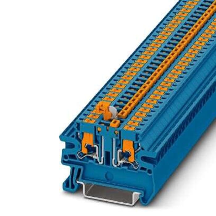 1079060 Phoenix Contact | PTV Series Blue DIN Rail Terminal Block, 4mm² ... 1079060 Phoenix Contact | PTV Series Blue DIN Rail Terminal Block, 4mm² ...