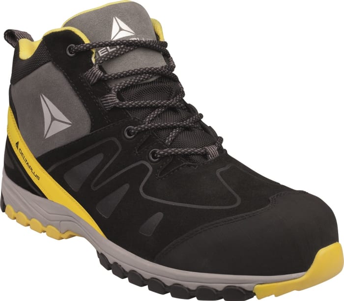 MANHAS3NO43 Delta Plus | Delta Plus Black, Yellow Composite Toe Capped ...