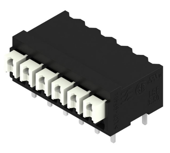 1824460000 Weidmüller | Weidmuller LSF Series PCB Terminal Block, 6 ...