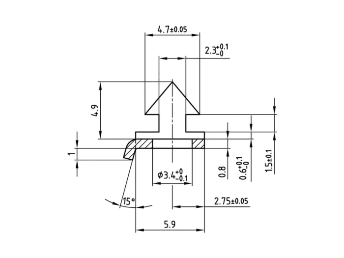 165X10119X CONEC | CONEC Backshell Lock For Use With D-Sub Connector ...