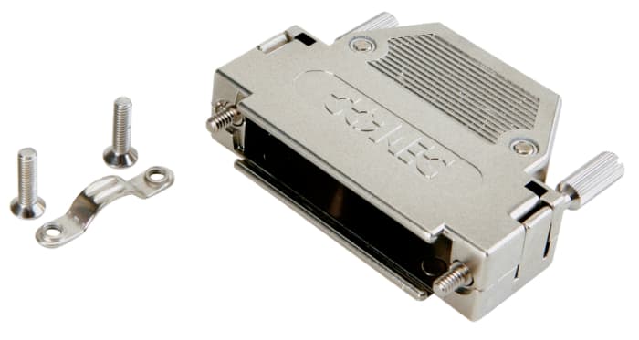 165X10909XE CONEC | CONEC Plastic D Sub Backshell, 9 Way, Strain Relief ...